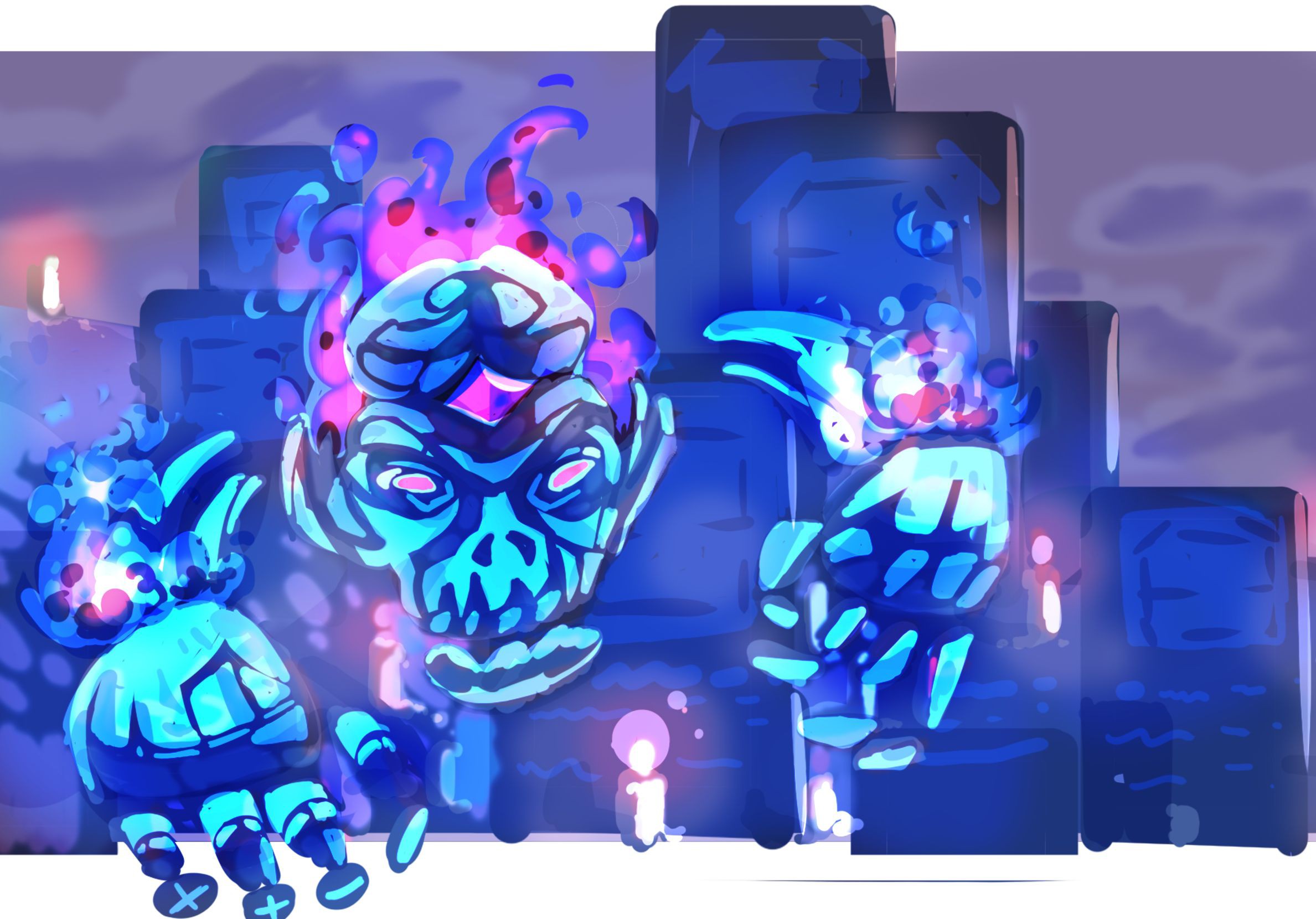 一些摸鱼稿_无敌馒头-站酷ZCOOL