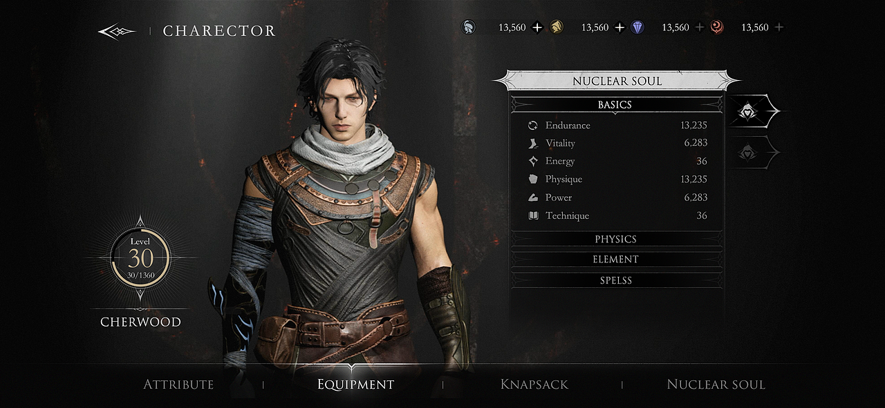 魂系MMO游戏UI设计_波波大-站酷ZCOOL