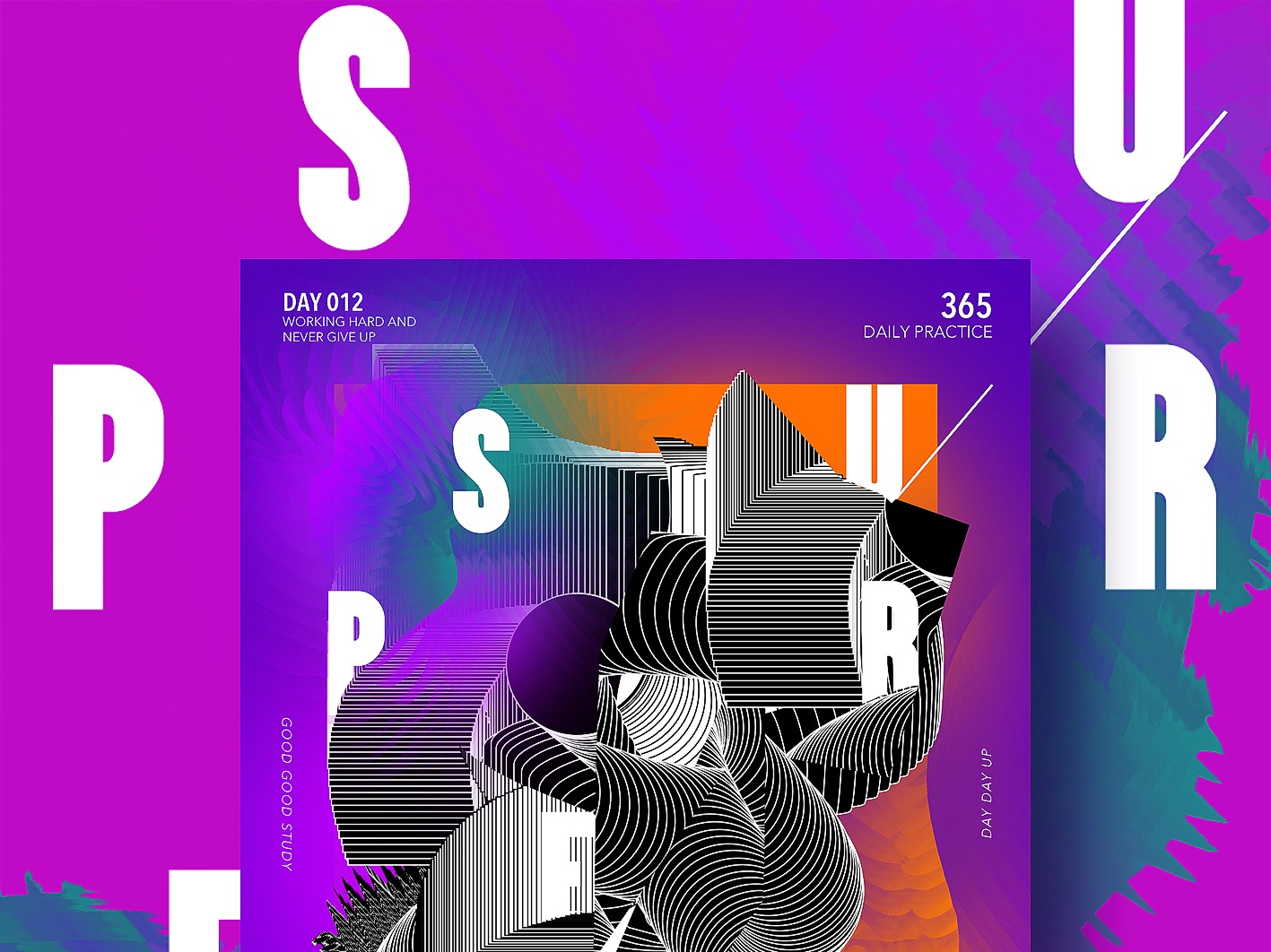 【每日设计】未来主义海报设计_BENNN-站酷ZCOOL