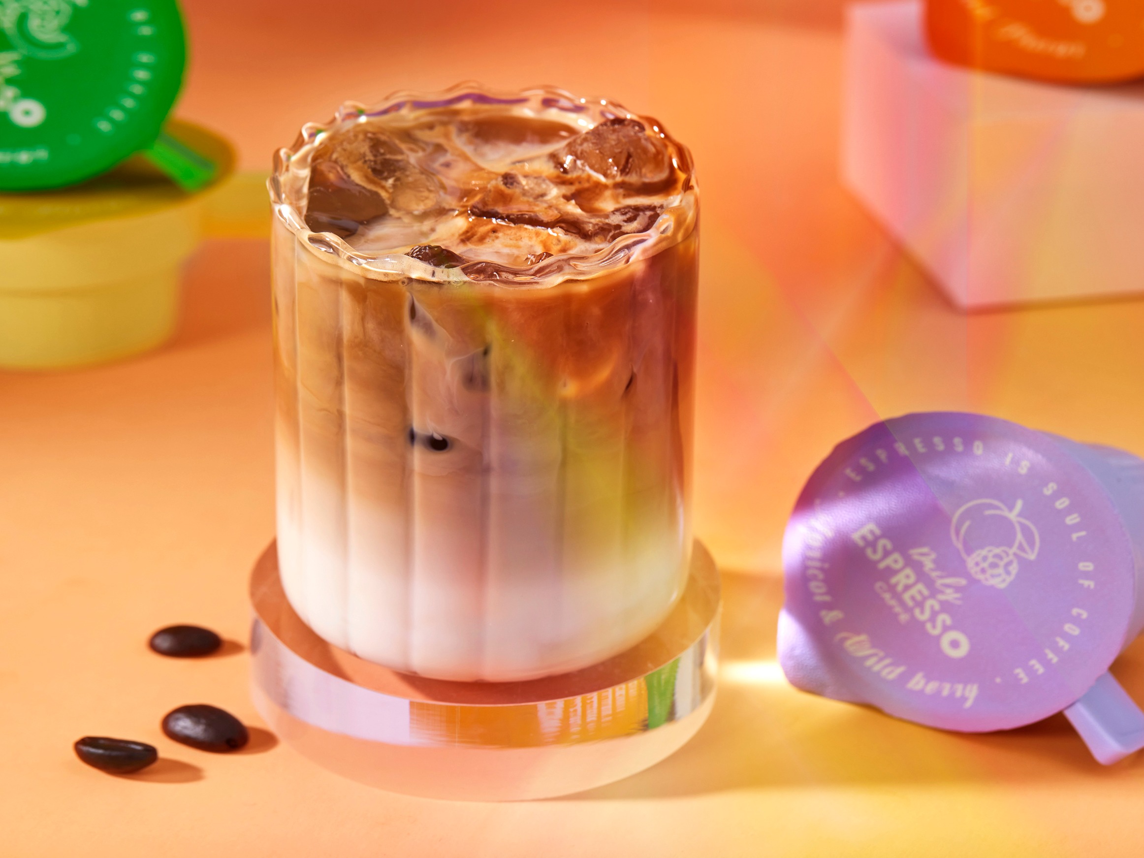 连咖啡 色彩缤纷的ESPRESSO_林XIAO多-站酷ZCOOL