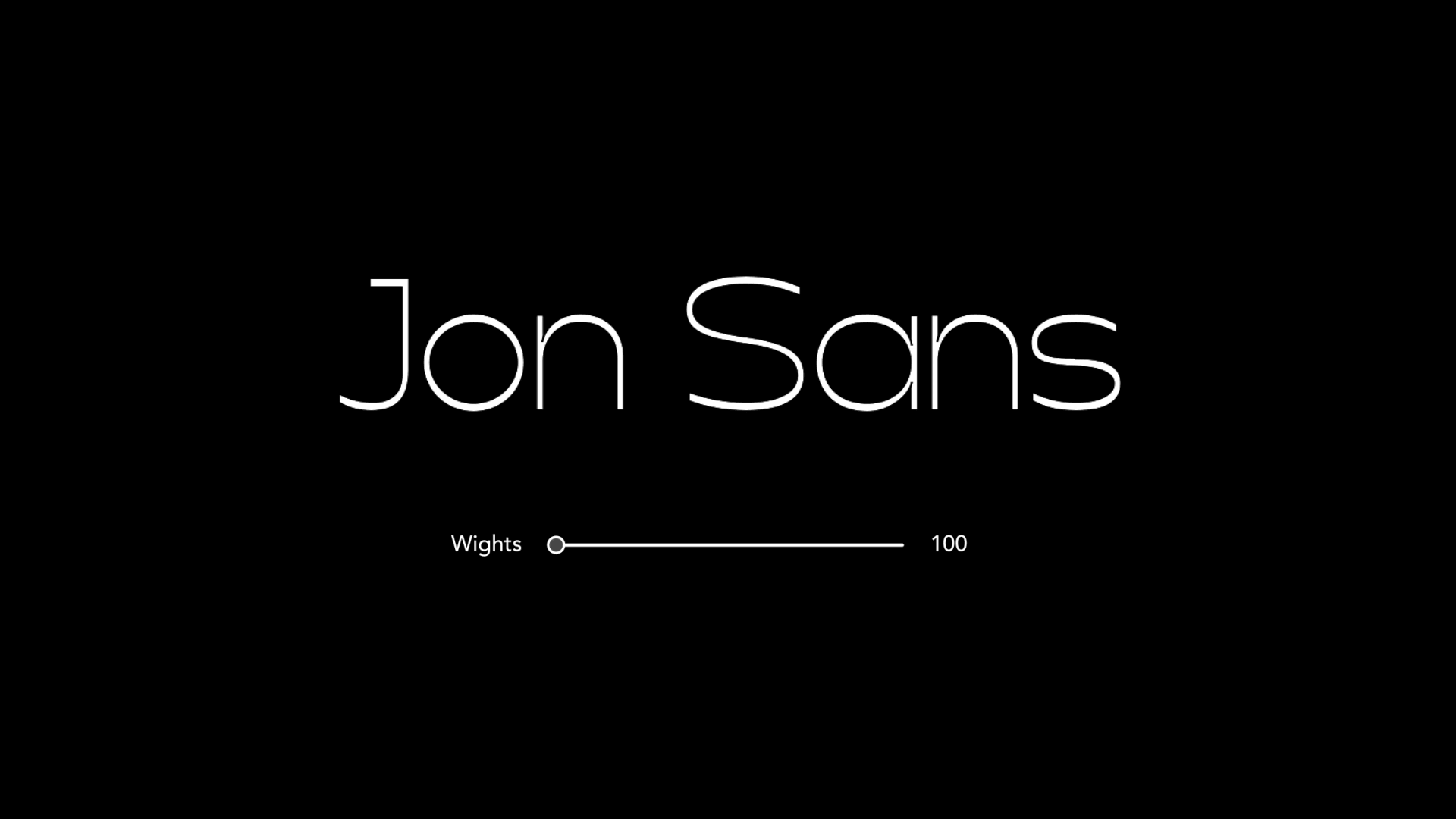 Jon Sans丨Free Variable Typeface丨免费可变西文字体_JonChou-站酷ZCOOL