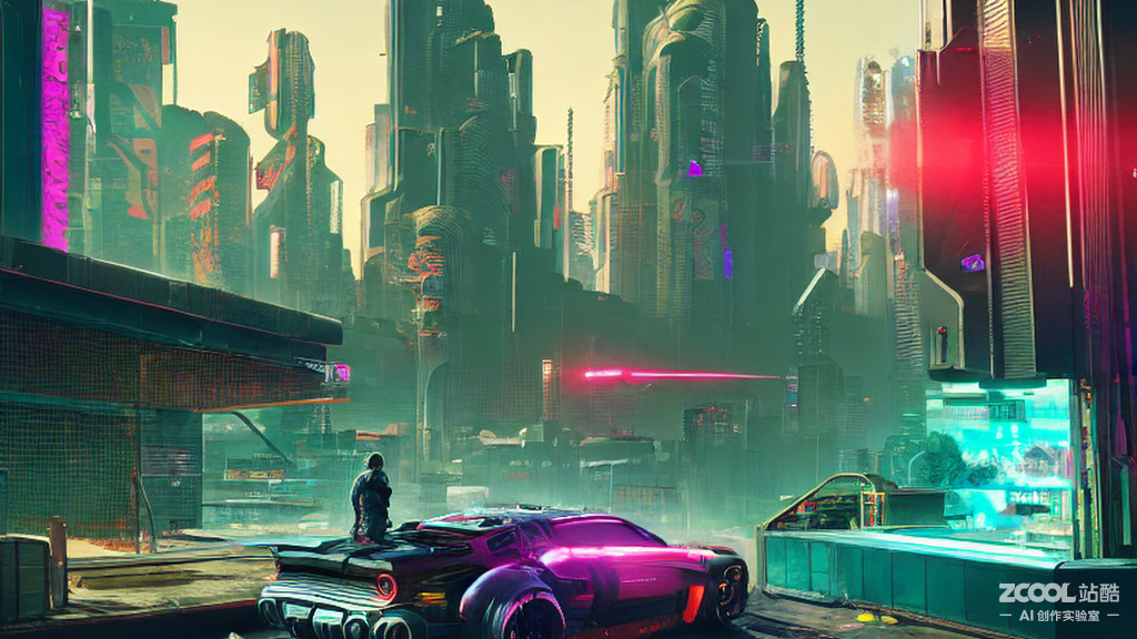#AI创作实验室#赛博朋克2077_Lenely-站酷ZCOOL