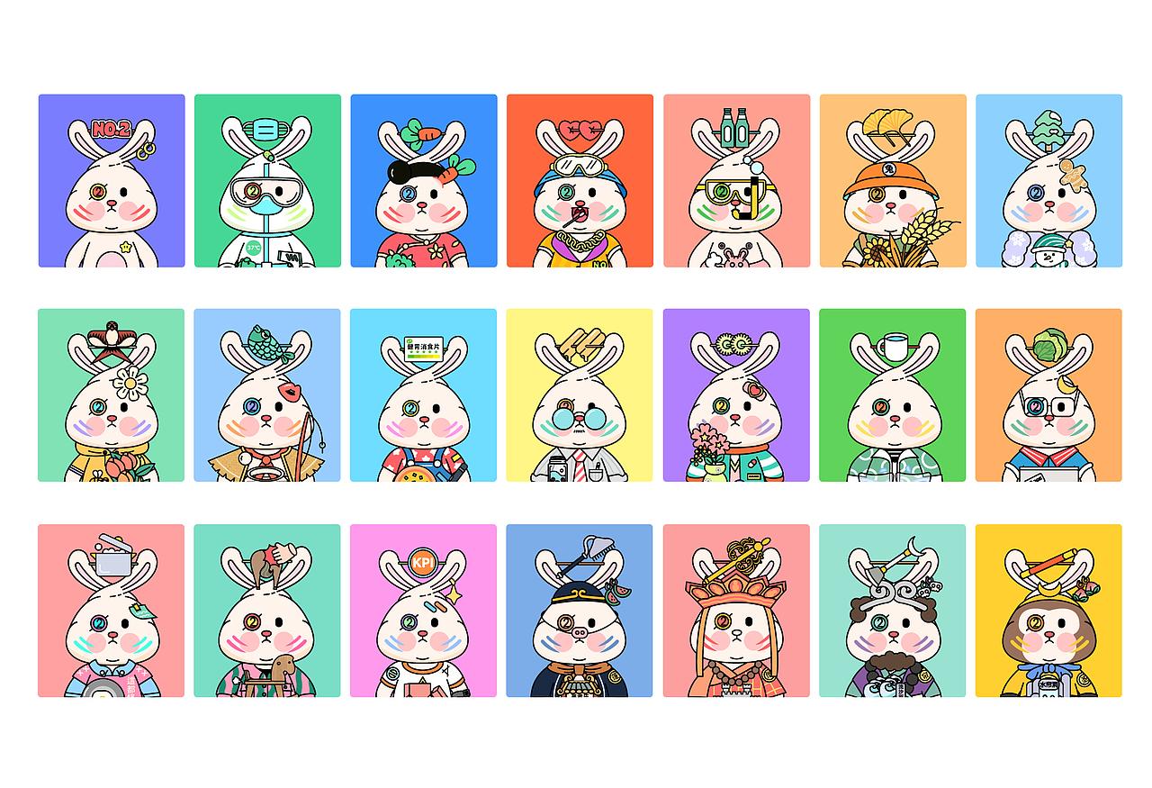 浪波兔NO.2的NFT图鉴_空手接白刃lcm-站酷ZCOOL