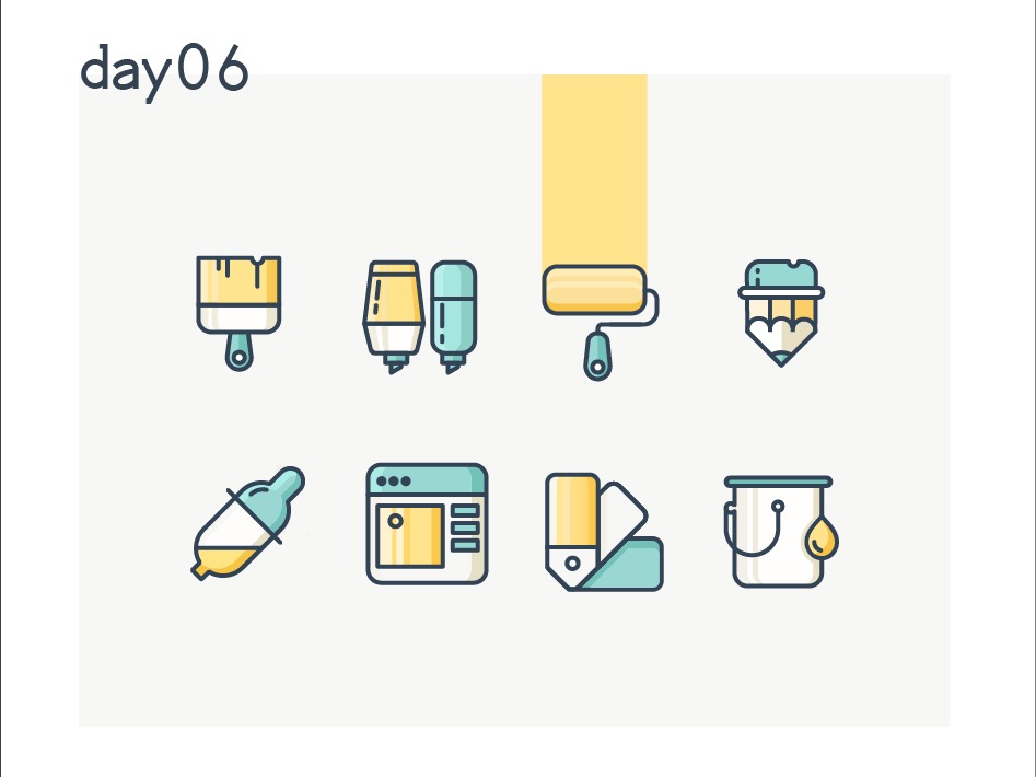 21天线性图形创意打卡挑战-DAY06-临摹_米酒ya-站酷ZCOOL