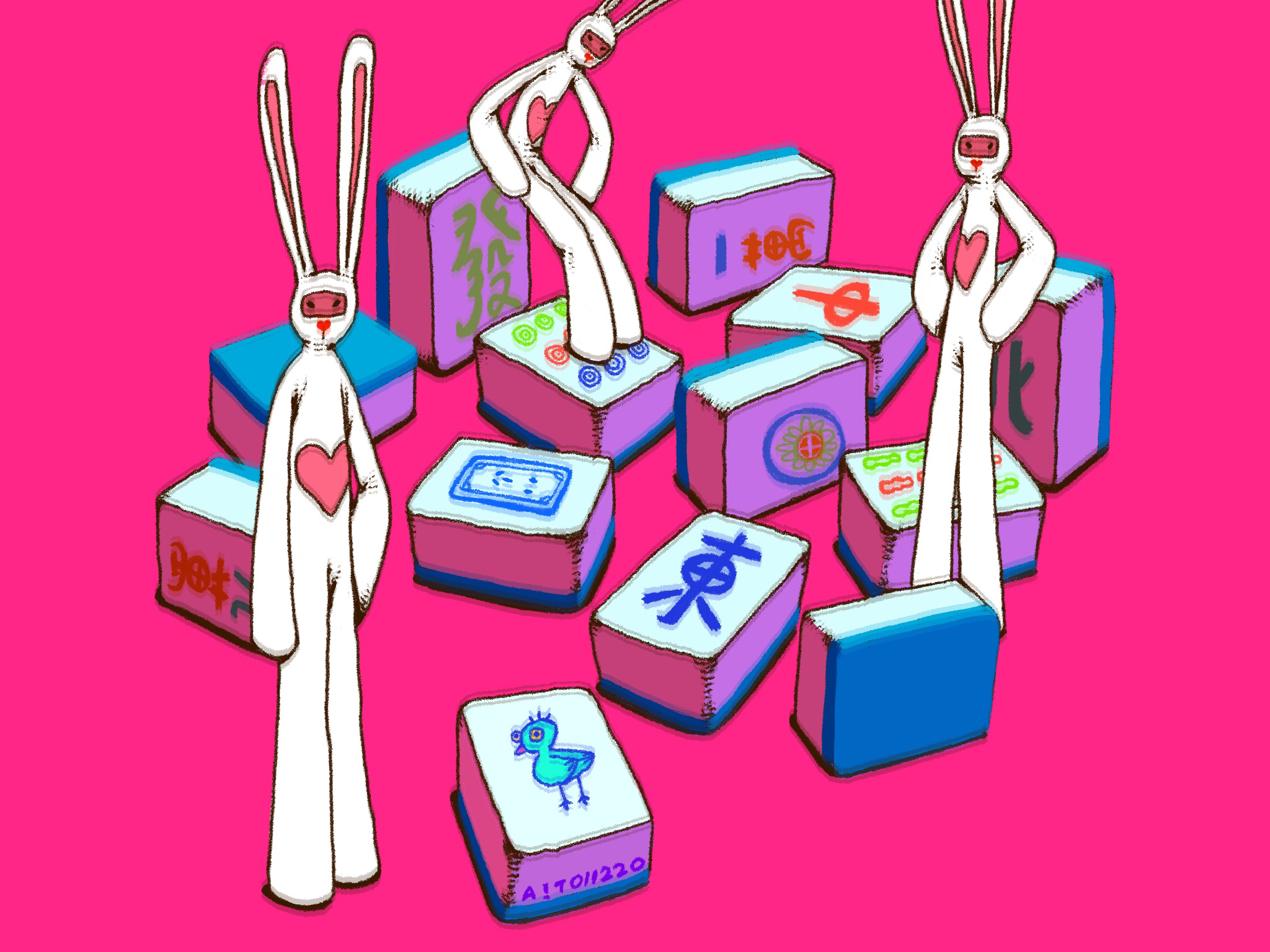 2023 rabbit RED_ALT阿雷特-站酷ZCOOL