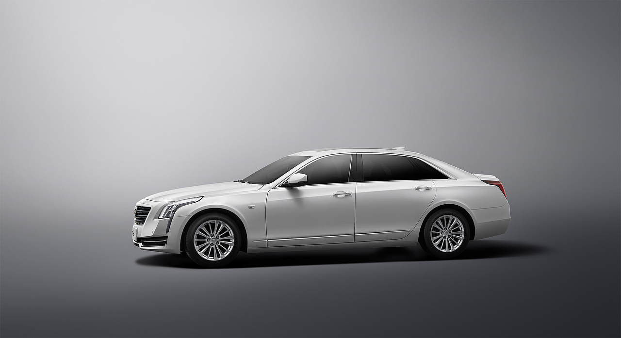 凯迪拉克CT6汽车修图练习_Relax_Studio-站酷ZCOOL