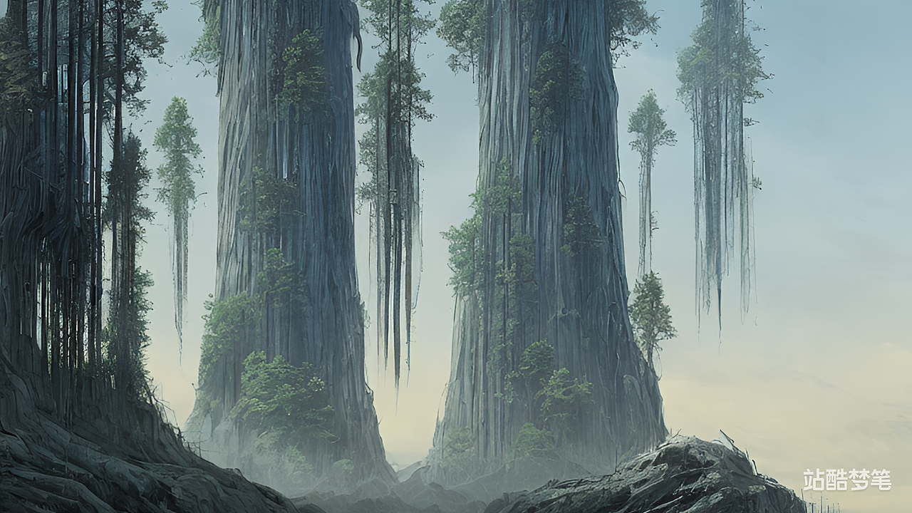 【AI绘画】虚幻CG场景_墨夫子-站酷ZCOOL