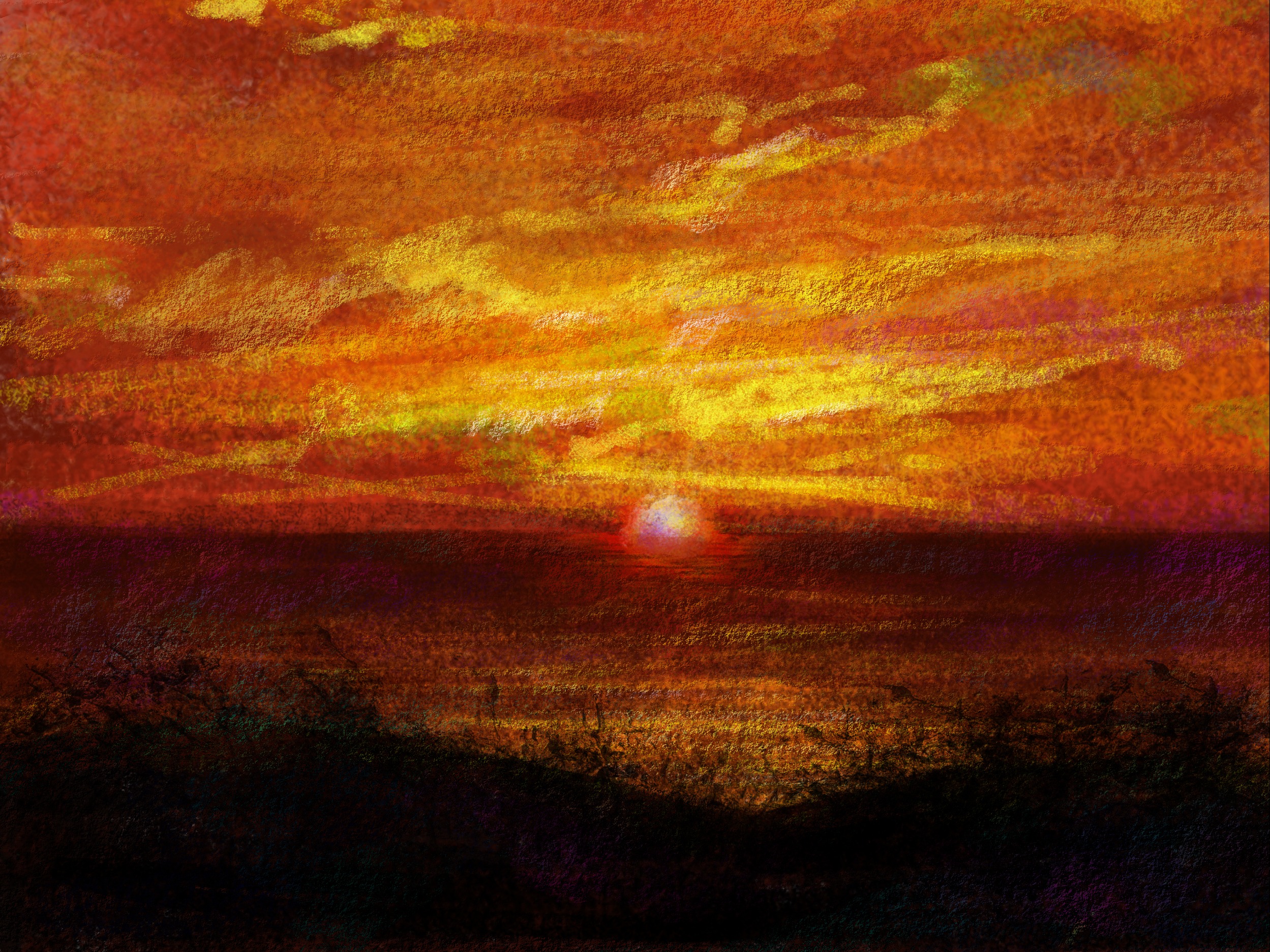 999插画打卡—05（场景）_叔叔叔叔姝-站酷ZCOOL