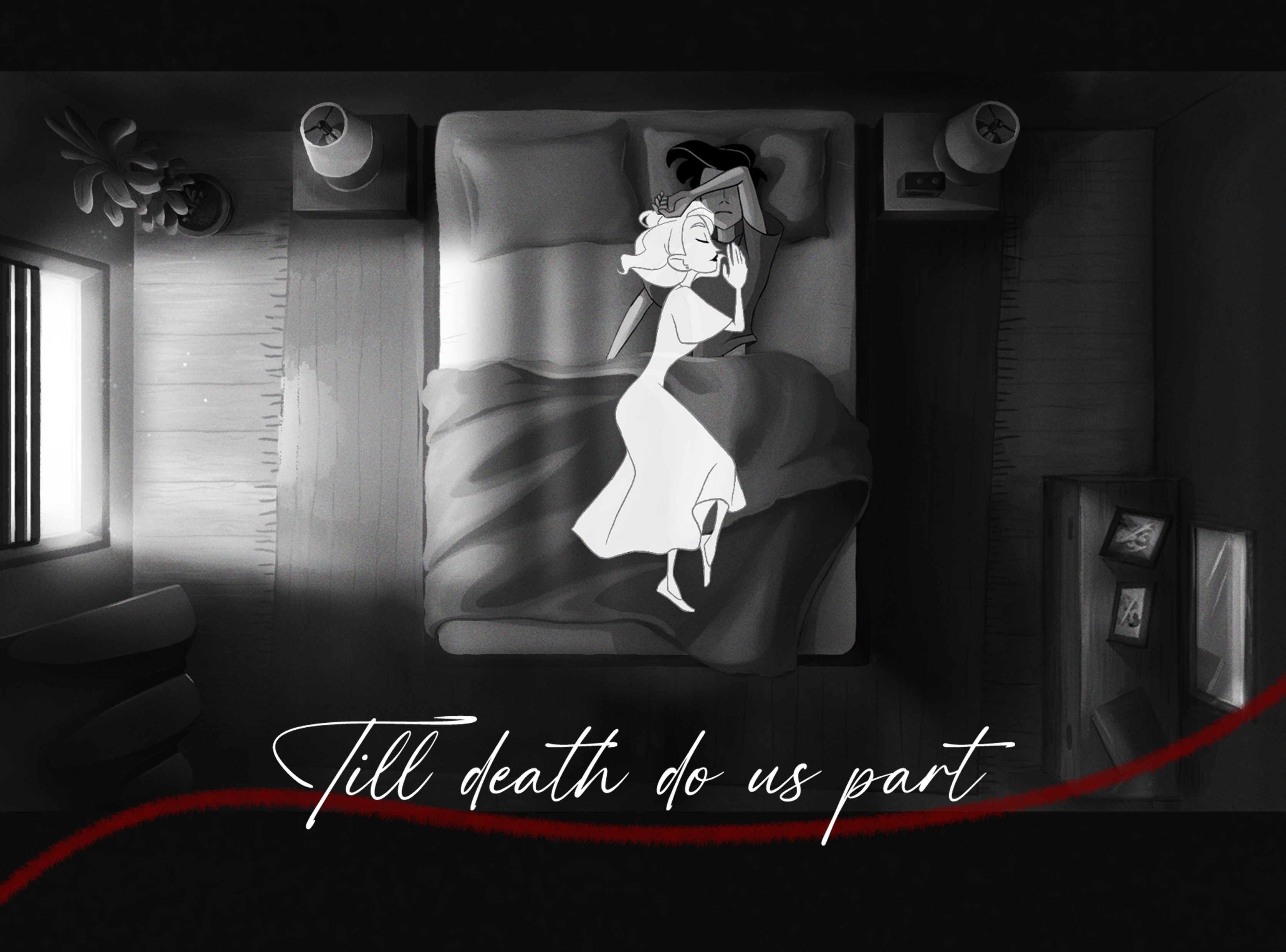 TILL DEATH DO US PART #黑白_做动画的小咩咩-站酷ZCOOL
