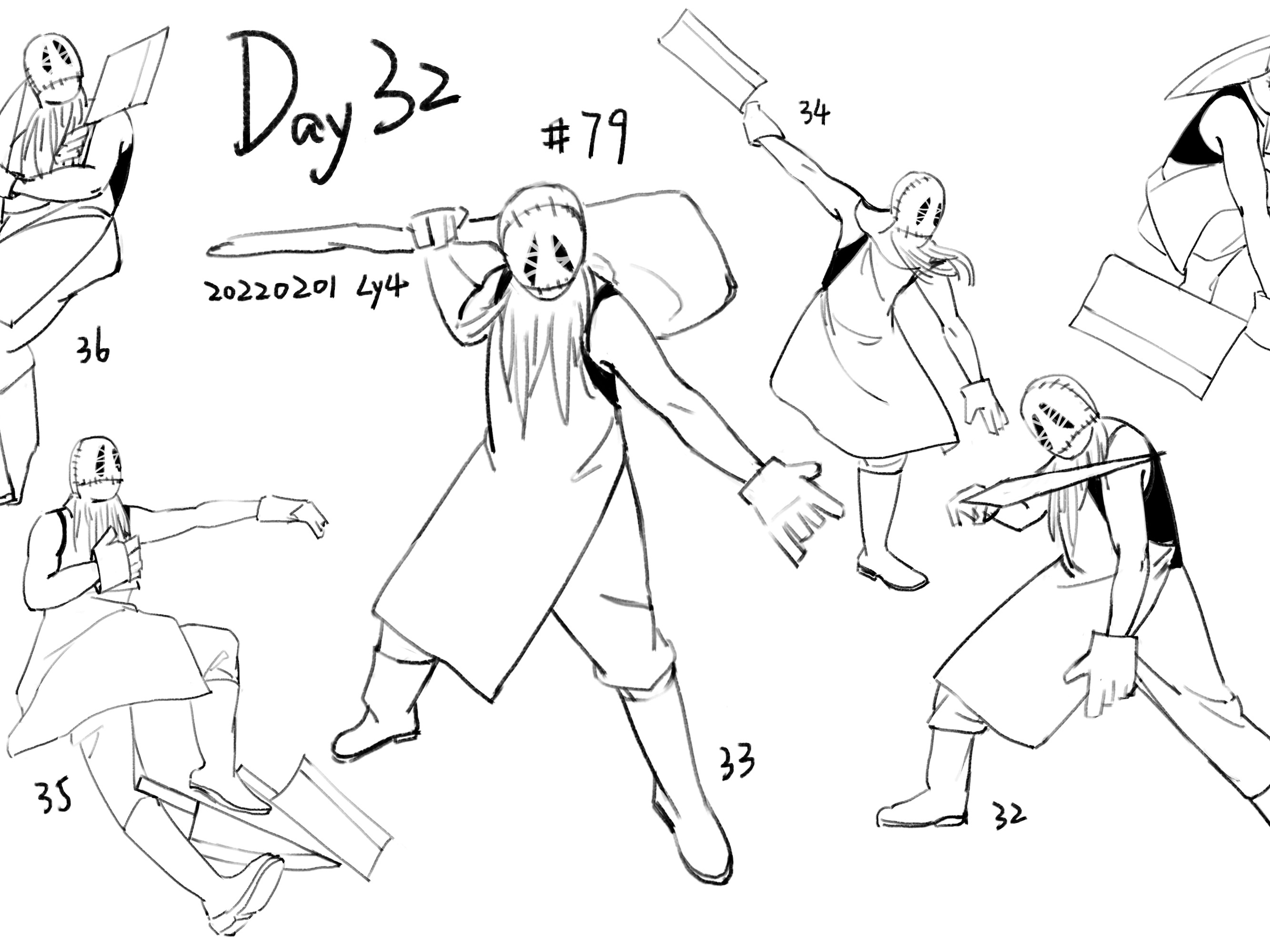 #速写60天挑战赛# Day32 @速写班长 _立羽A-站酷ZCOOL