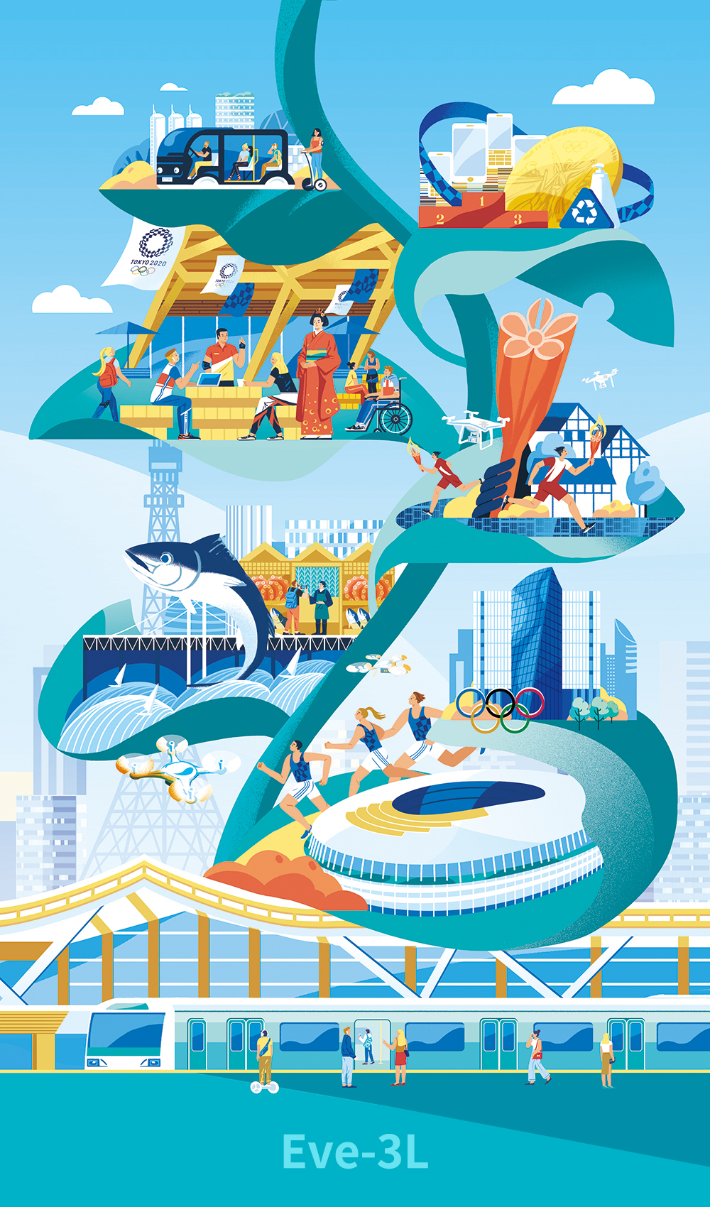 东京奥运会_Eve3L-站酷ZCOOL