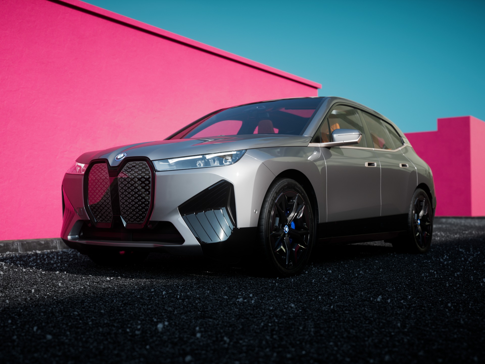 BMW iX 汽车渲染图_王海東-站酷ZCOOL