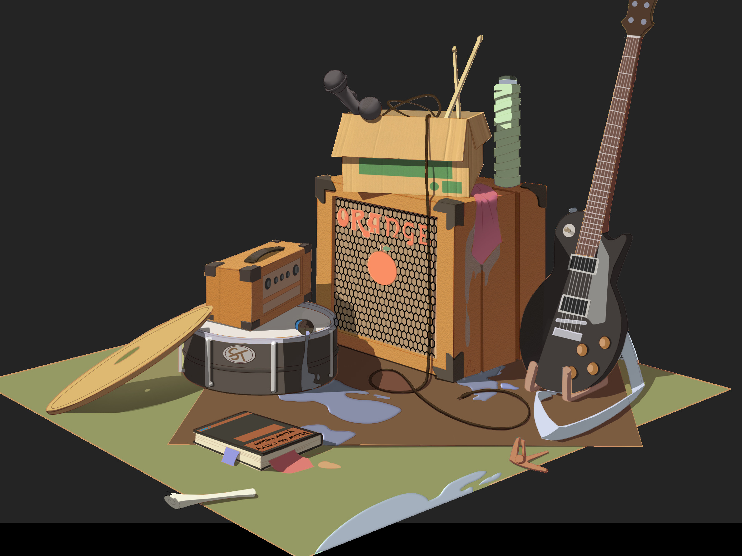 物件组合练习_钱ZZ-站酷ZCOOL