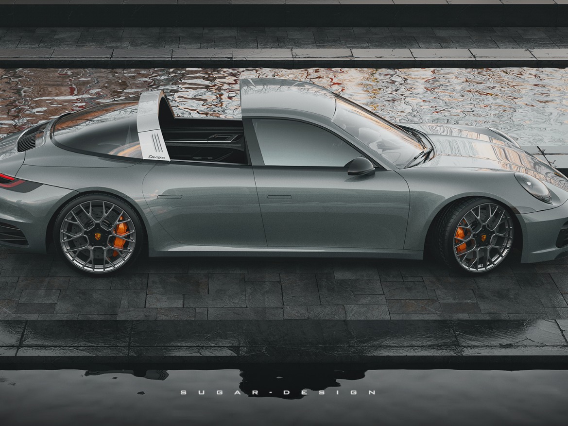 没有想不到！保时捷911Targa 四座版本_sugarchow-站酷ZCOOL