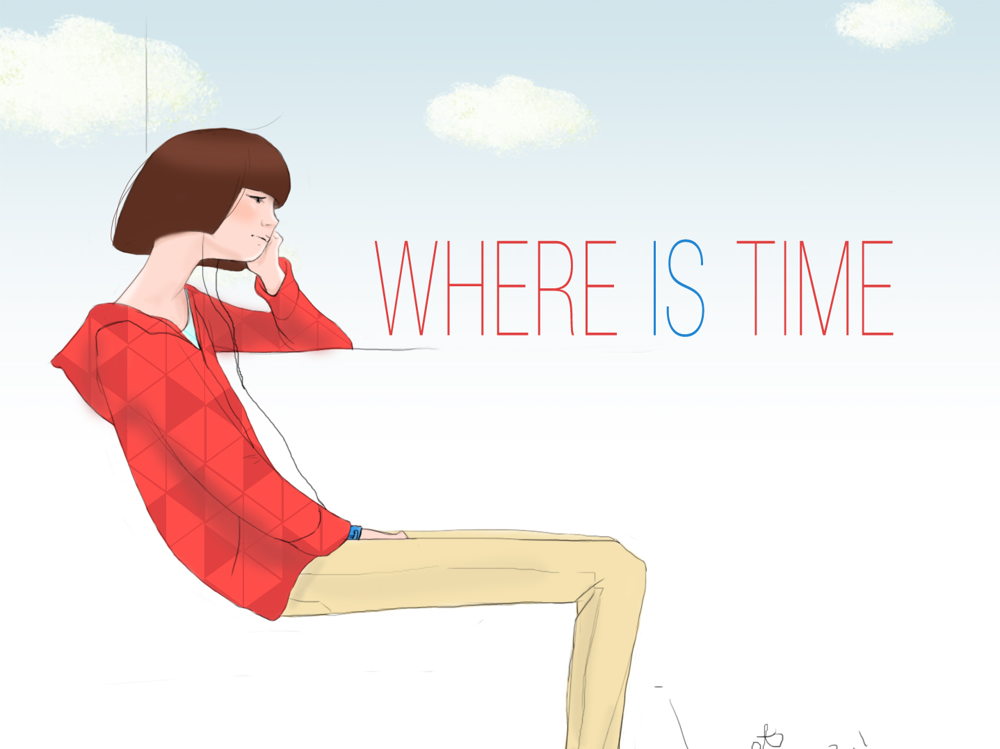 插画-时间去哪儿了_junjun_janet-站酷ZCOOL