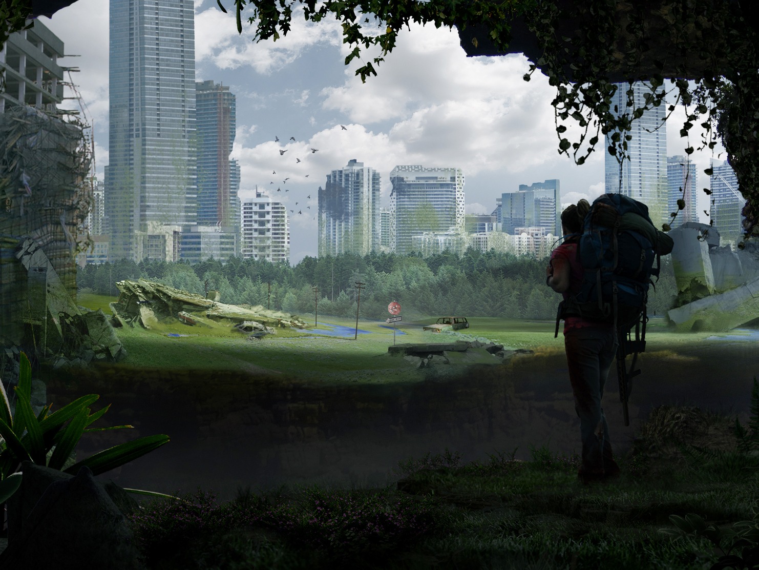 做了一张美国末日的风格练习_灭世武修-站酷ZCOOL