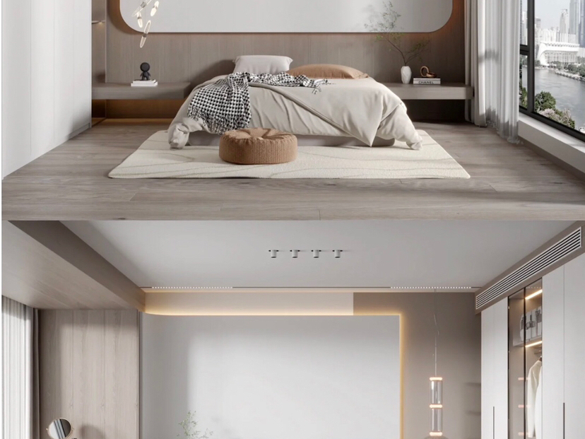 卧室效果图_布丁团子Ww-站酷ZCOOL