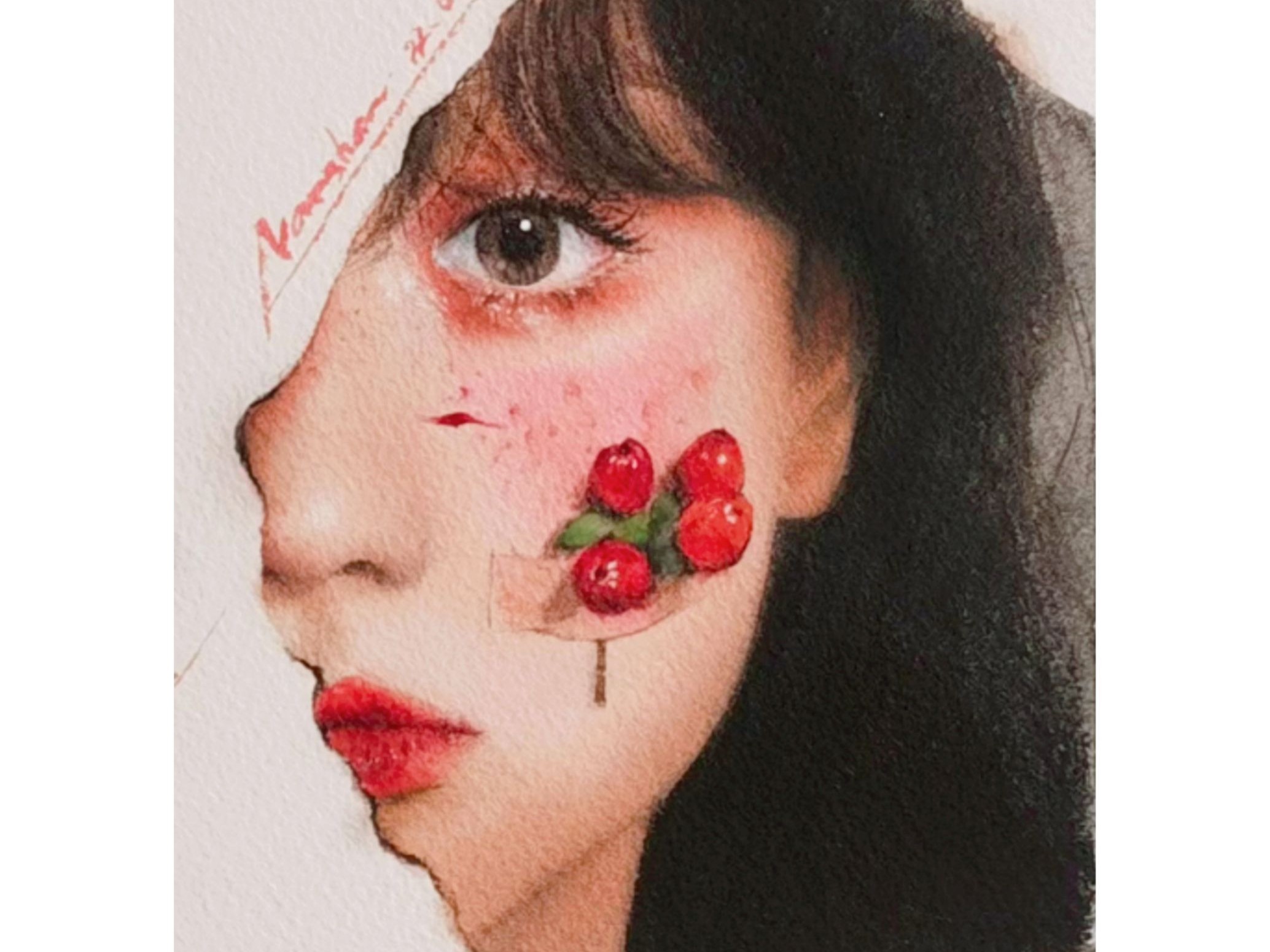 住进A4纸里的女孩_南山若尘-站酷ZCOOL