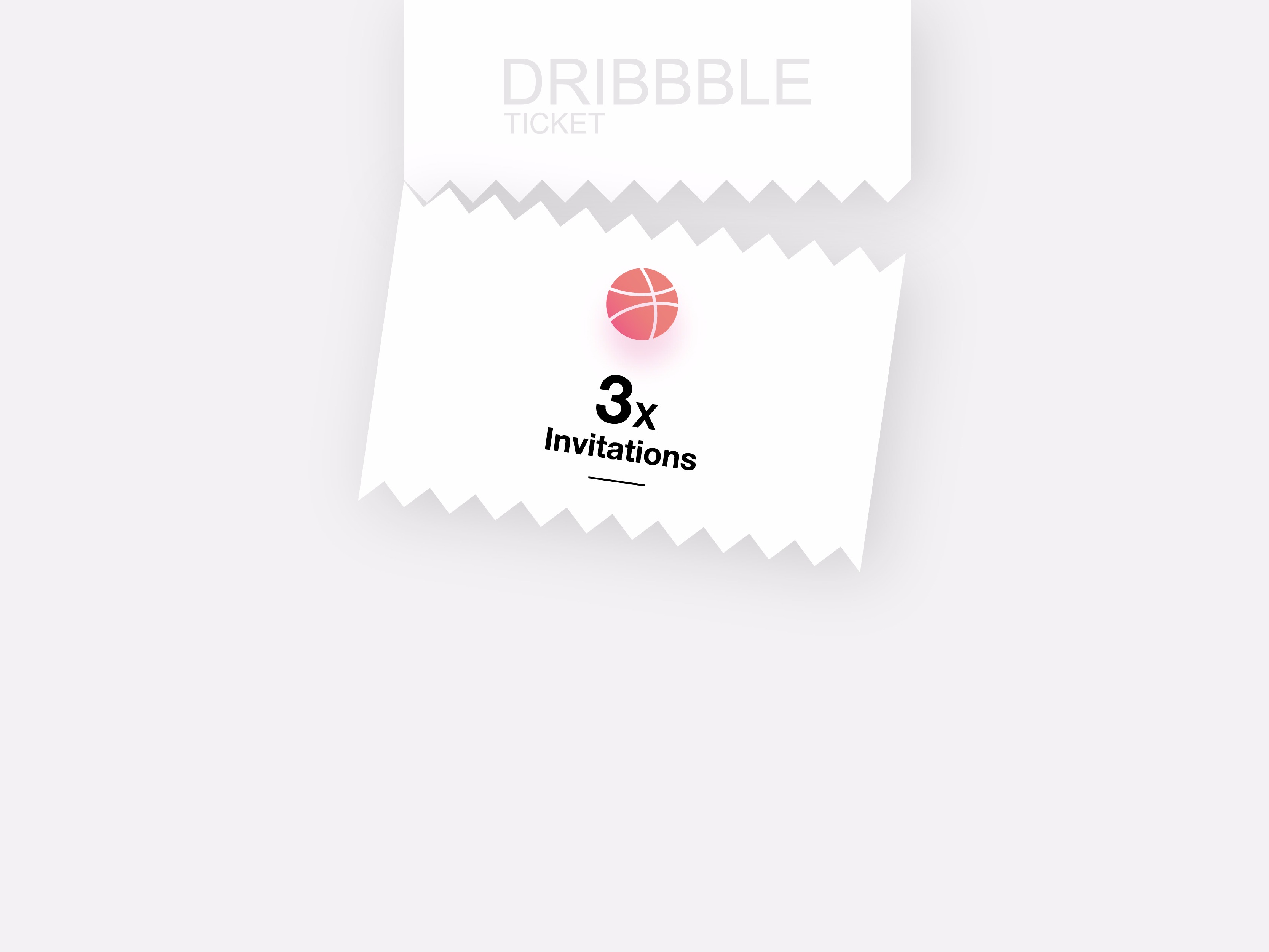 Dribbble invitation_MorosePanda熊猫-站酷ZCOOL