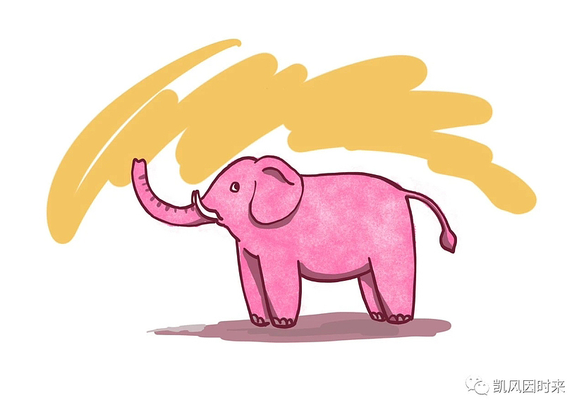 不要去想一头粉色的大象_凯风_moli-站酷ZCOOL