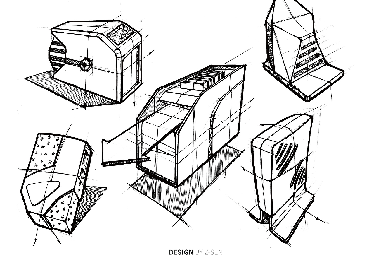 产品手绘稿_Zsen_zZ-站酷ZCOOL