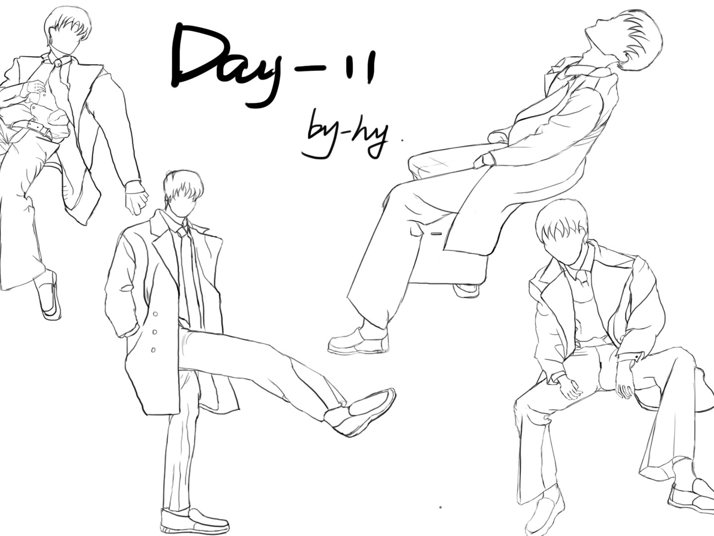 #速写60天挑战赛#Day11@速写班长_咸鱼干设计-站酷ZCOOL