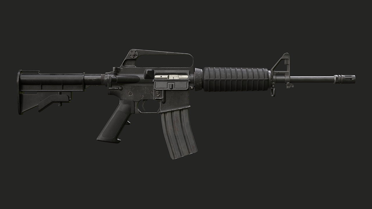 《黑鹰坠落》——M723卡宾枪_代号2080-站酷ZCOOL