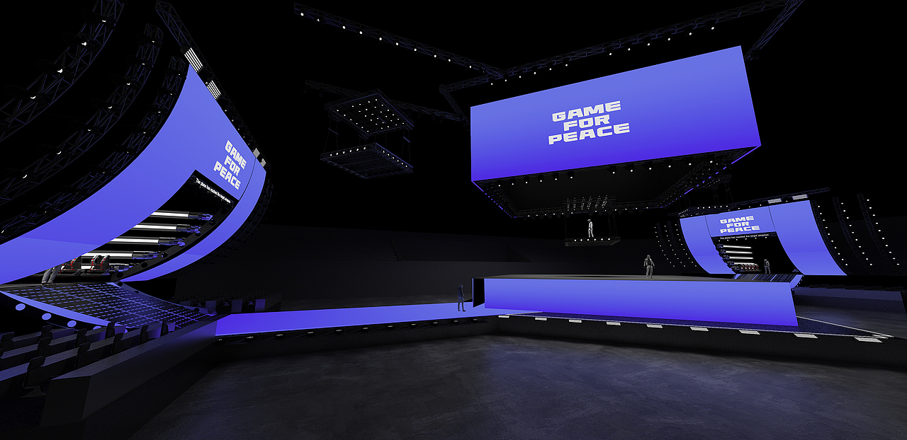 2023 PEL 夏季赛 总决赛暨空投节盛典 舞台设计投稿_牛宝宝-站酷ZCOOL