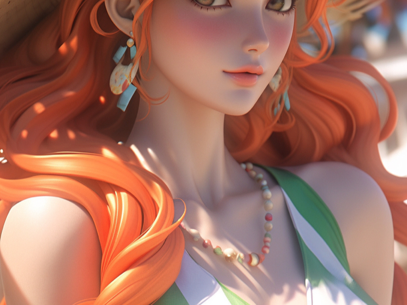 橘子镇出道的女孩：娜美桑_Wandering_Shadow-站酷ZCOOL