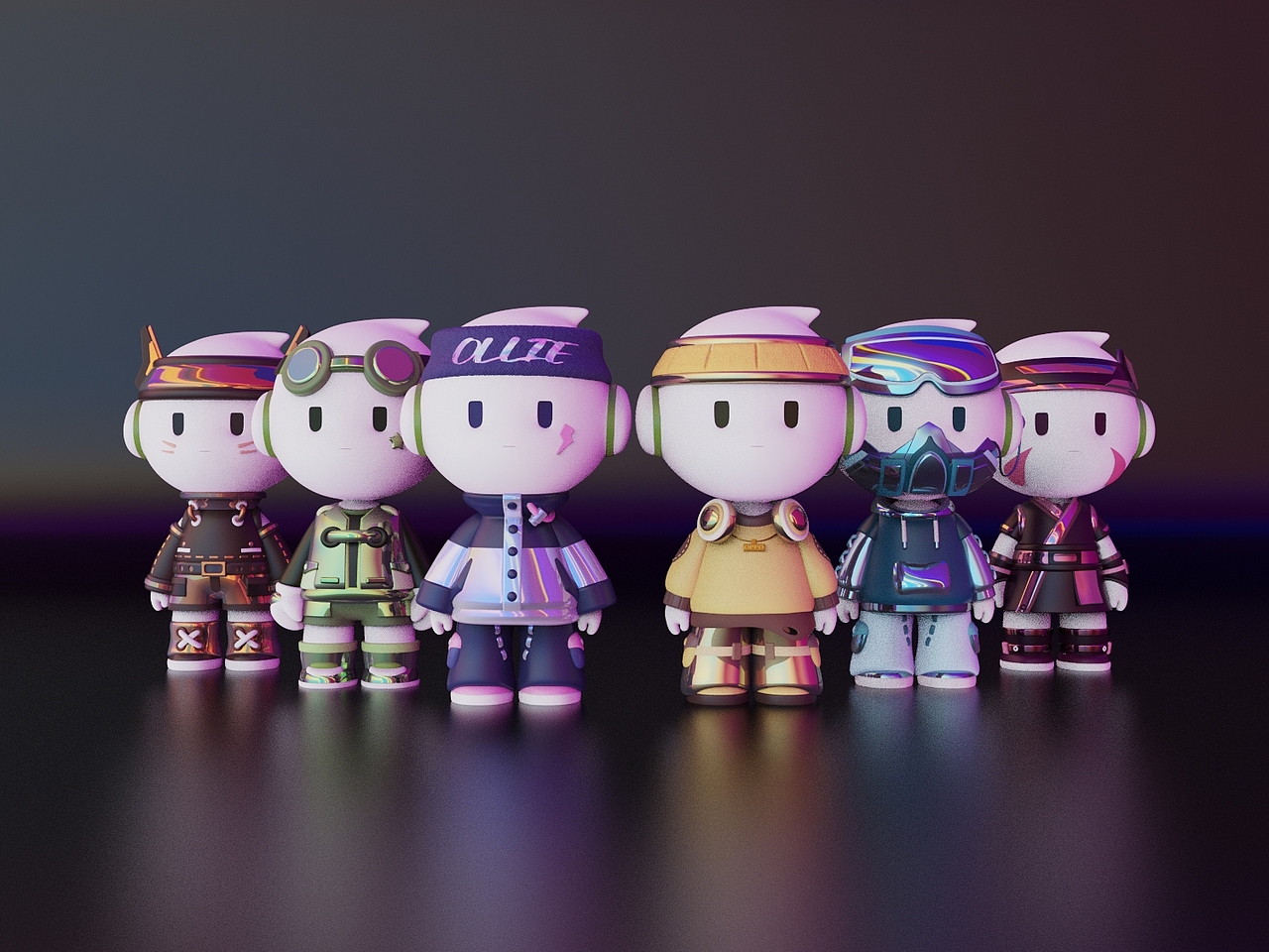 OPPO x IP DESIGN丨镭射变装系列_言帆-站酷ZCOOL