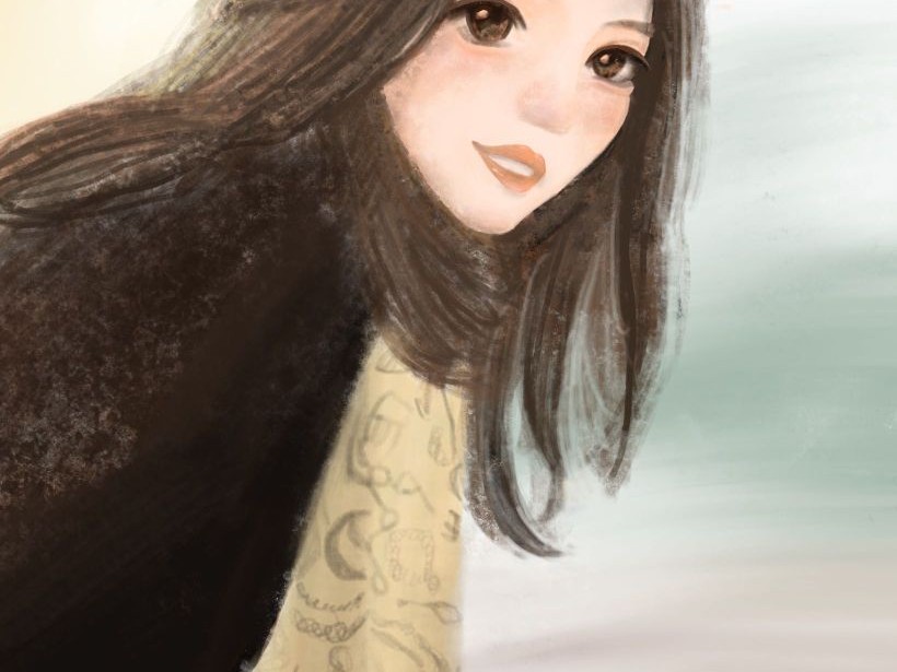 小姐姐头像_落颜yan-站酷ZCOOL