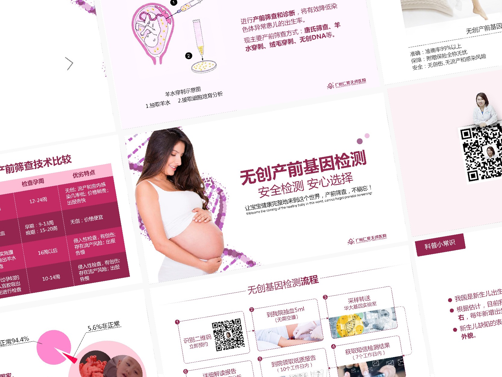 无创产前基因检测微信短页_Yanmeii-站酷ZCOOL