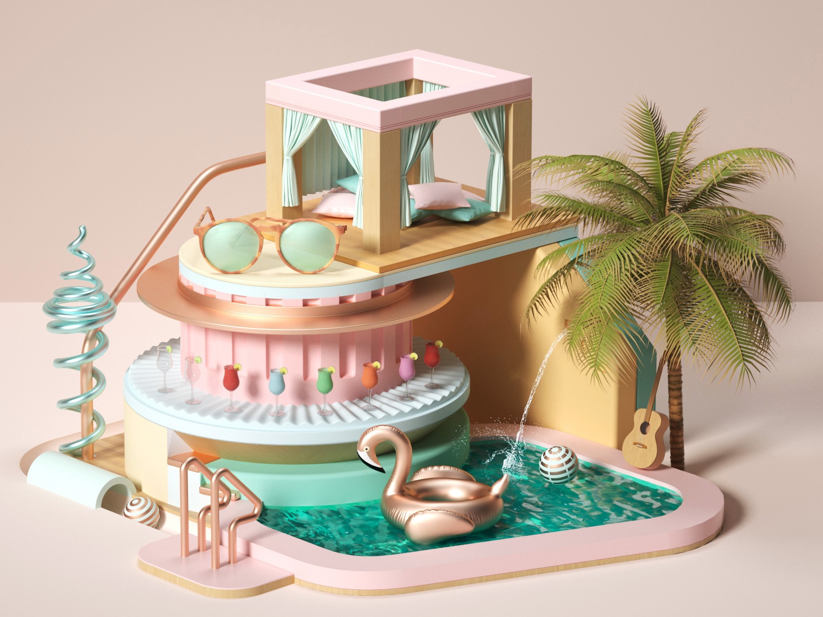 C4D作品集_Z76326222-站酷ZCOOL