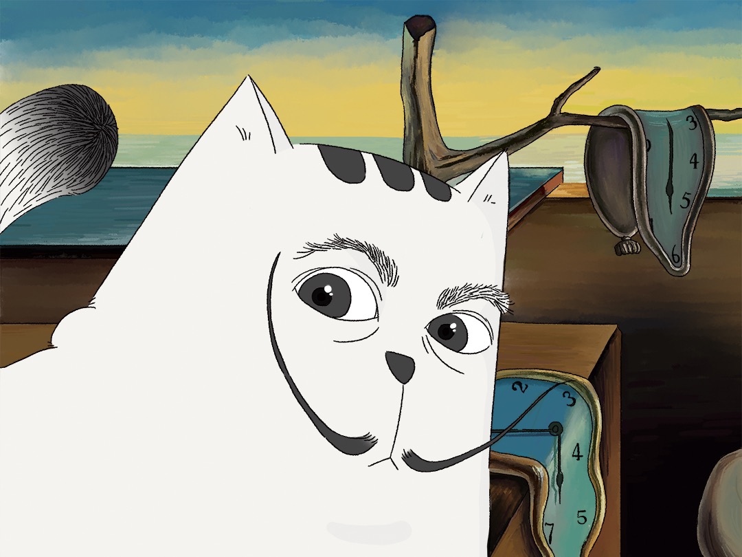 萨尔瓦多·猫桥一生·达利_AOSG-站酷ZCOOL