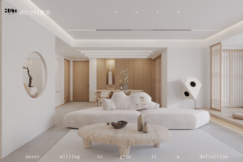 大爱的原木风 低调温馨的家 效果图_HGT空间视界-站酷ZCOOL