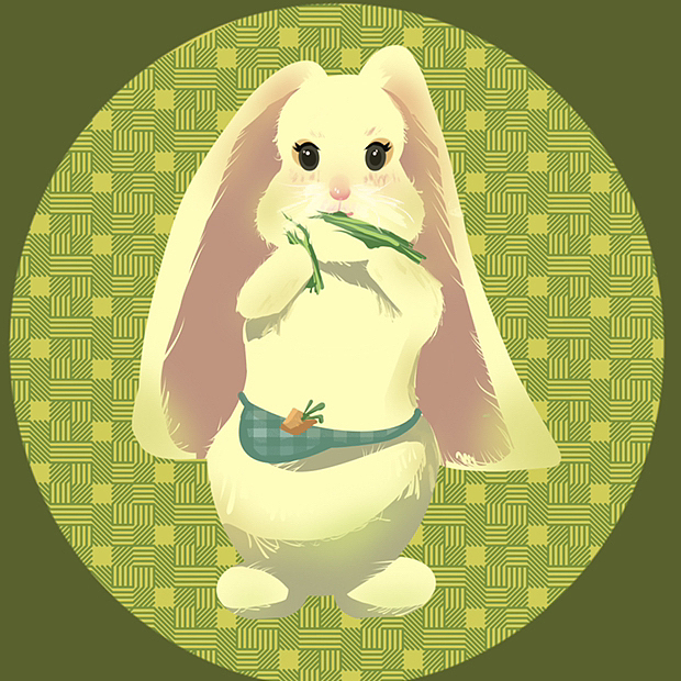 兔兔_茄紫A-站酷ZCOOL