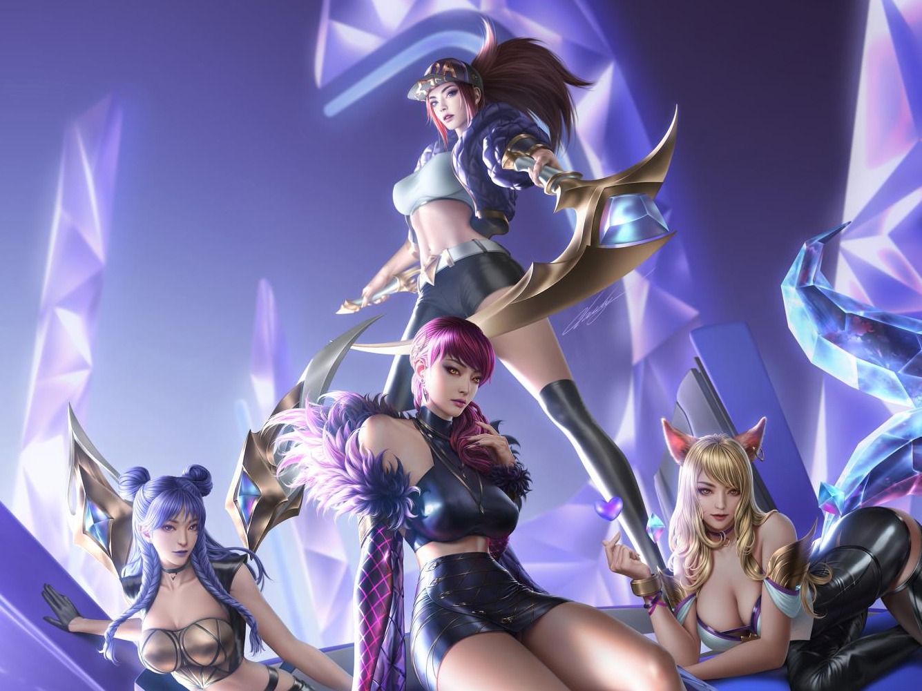 KDA女团_大D0000-站酷ZCOOL