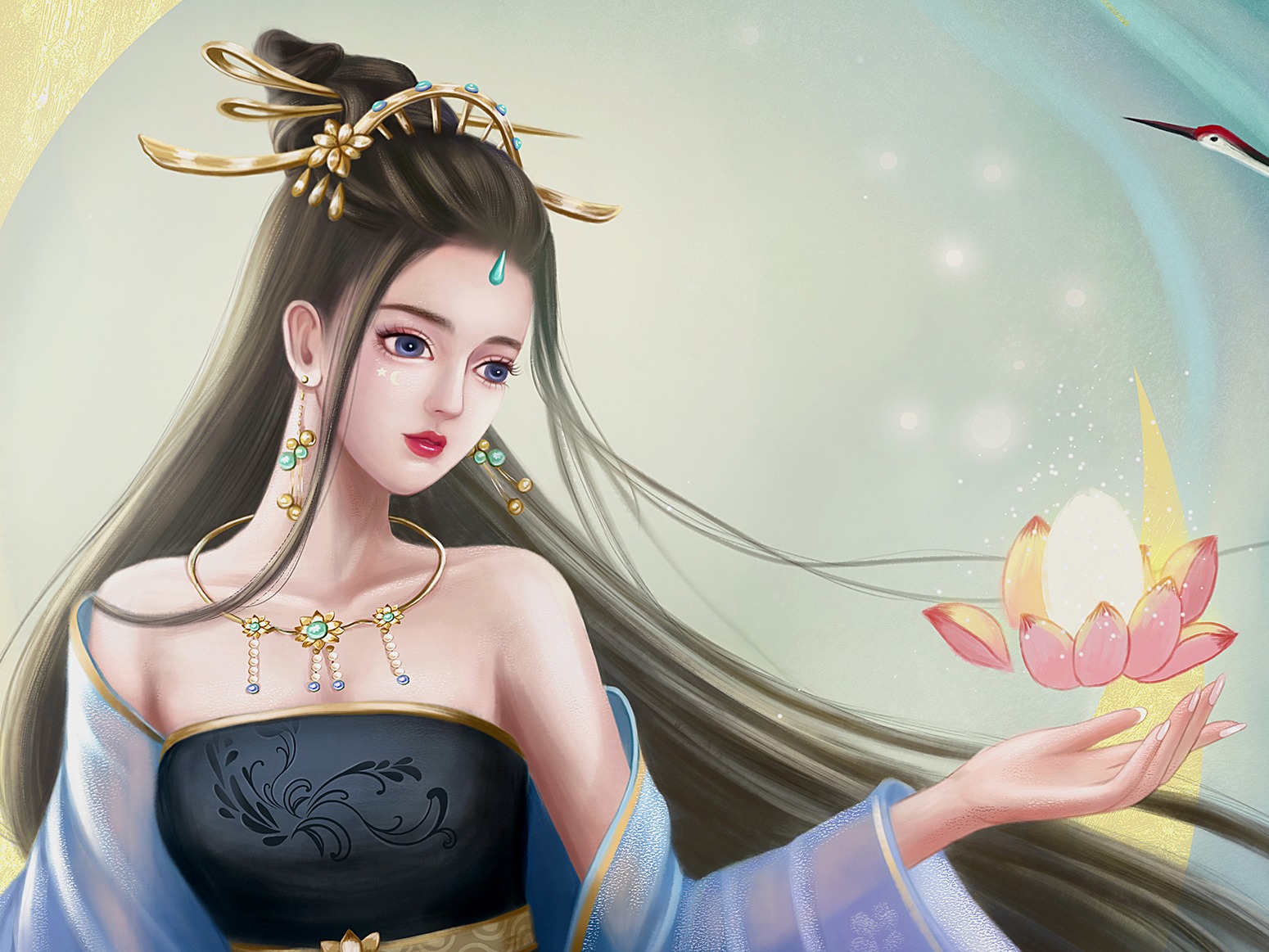 月下掌灯_吾知苏-站酷ZCOOL