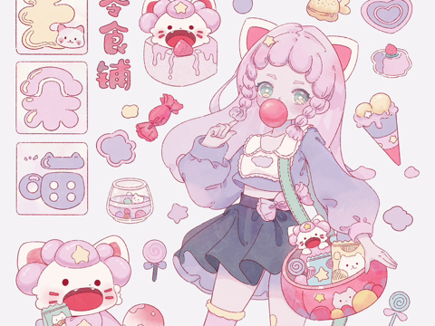 吃不完揣兜里_Yin千岁的插画-站酷ZCOOL