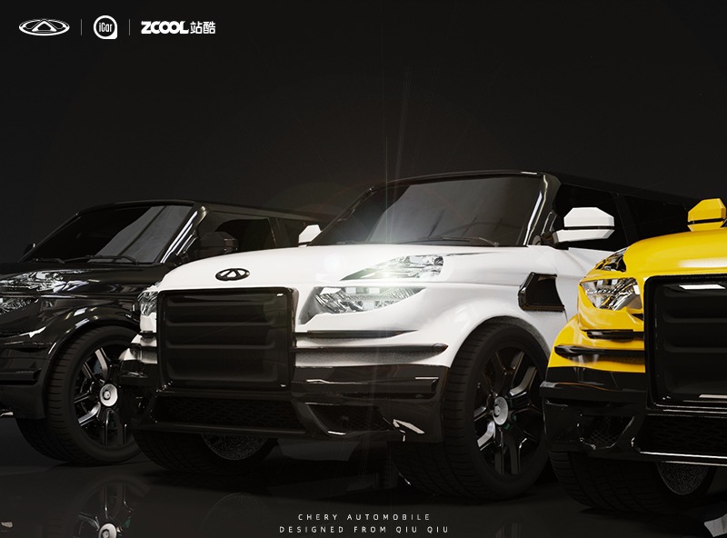 奇瑞 iCar- S56-纯电硬派SUV_QIUQIU07-站酷ZCOOL