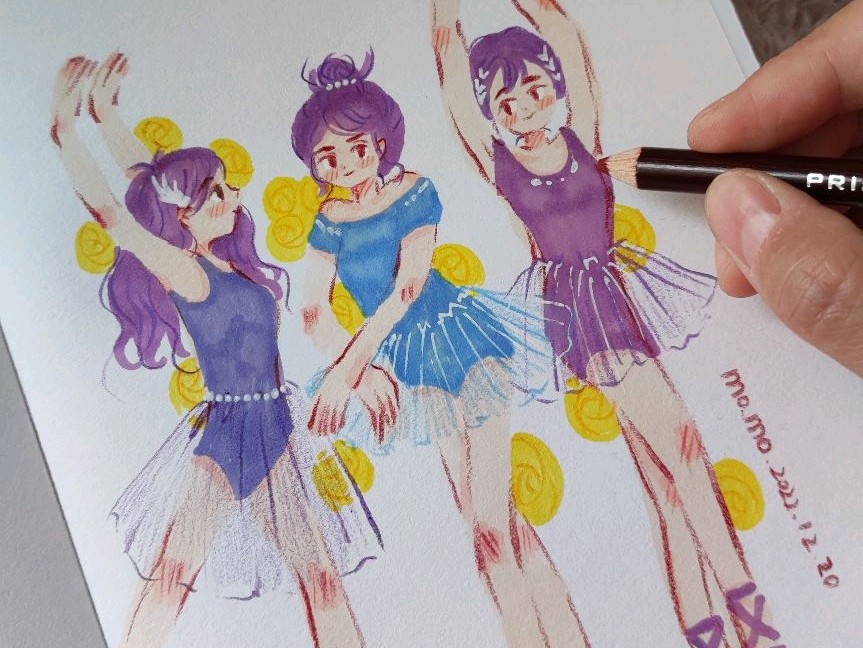 最近 人物速涂练习_喵小寞momo-站酷ZCOOL