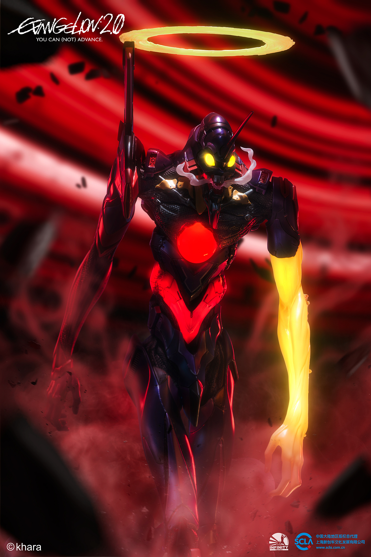 EVA正版授权 觉醒初号机全身像_开天工作室-站酷ZCOOL