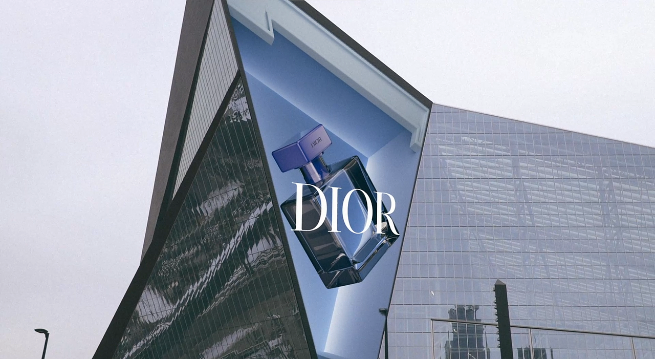DIOR C4D+AE裸眼三维实景合成练习_卖菠萝的小锅-站酷ZCOOL