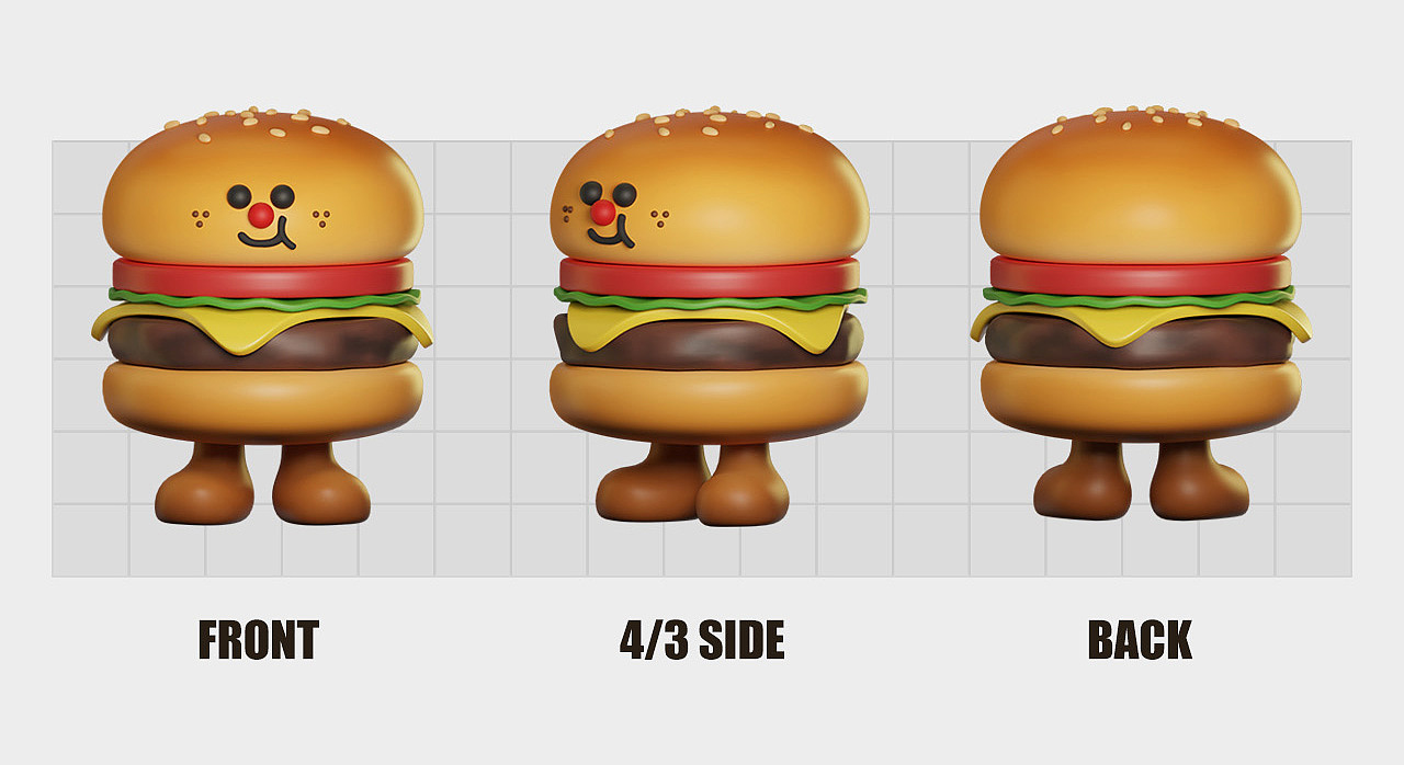 街头美食斗士｜潮玩IP形象_猫柴LUKE-站酷ZCOOL