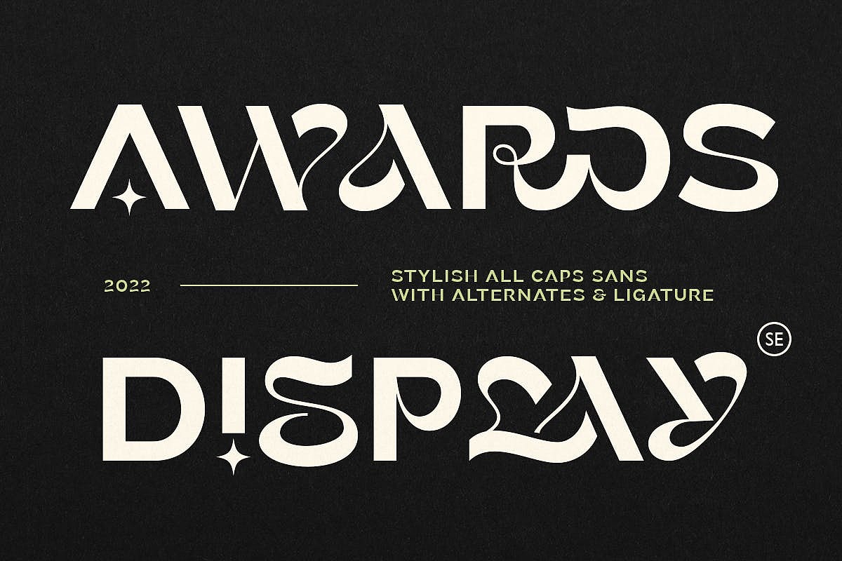 Awards - Stylish Display Sans_最西文集-站酷ZCOOL