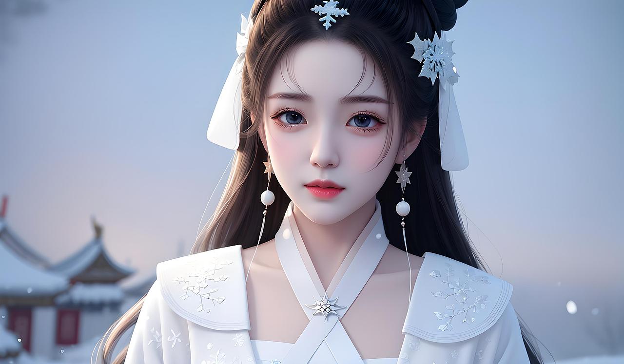 AIGC国风美人，电脑壁纸_Lau乐悠刘-站酷ZCOOL