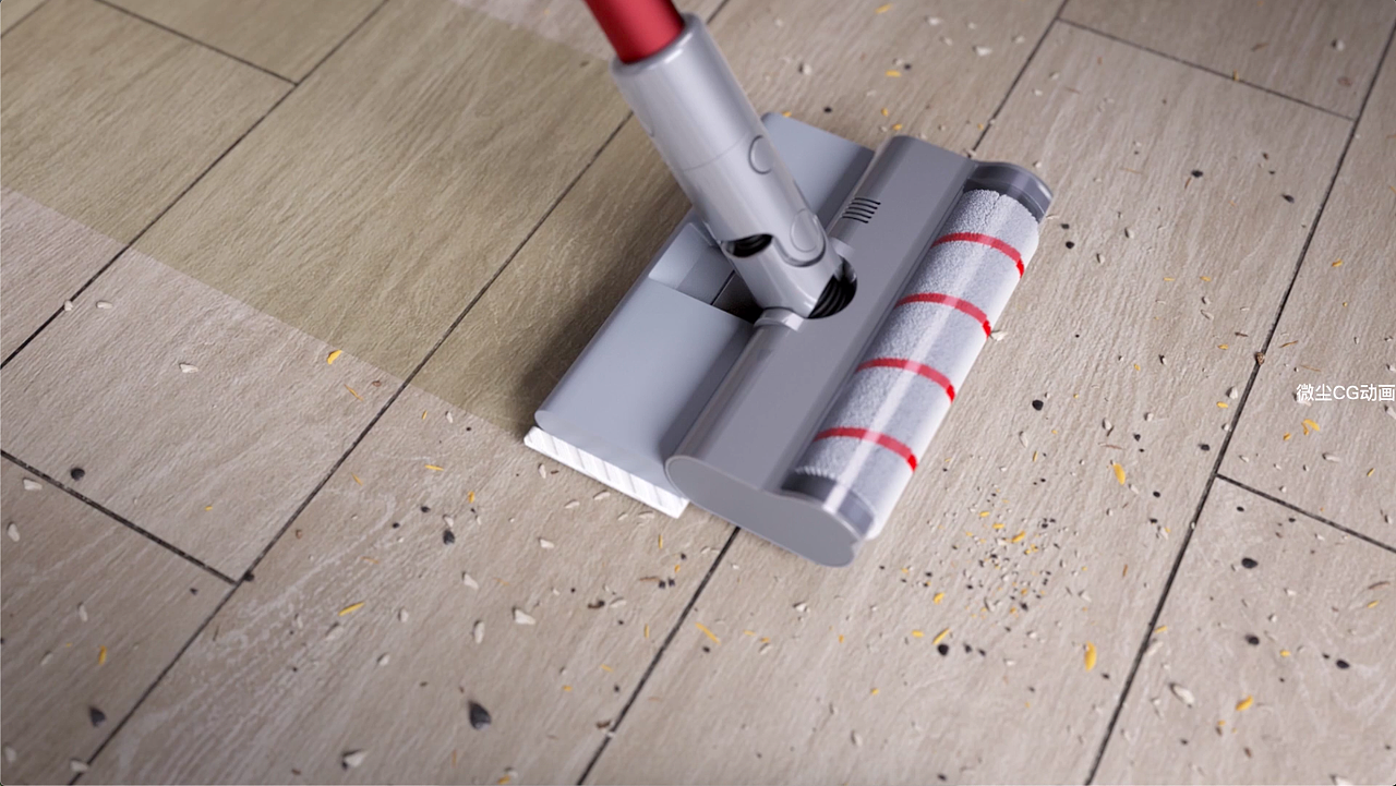 dreame追觅无线吸尘器V11黑科技_微尘CG动画-站酷ZCOOL