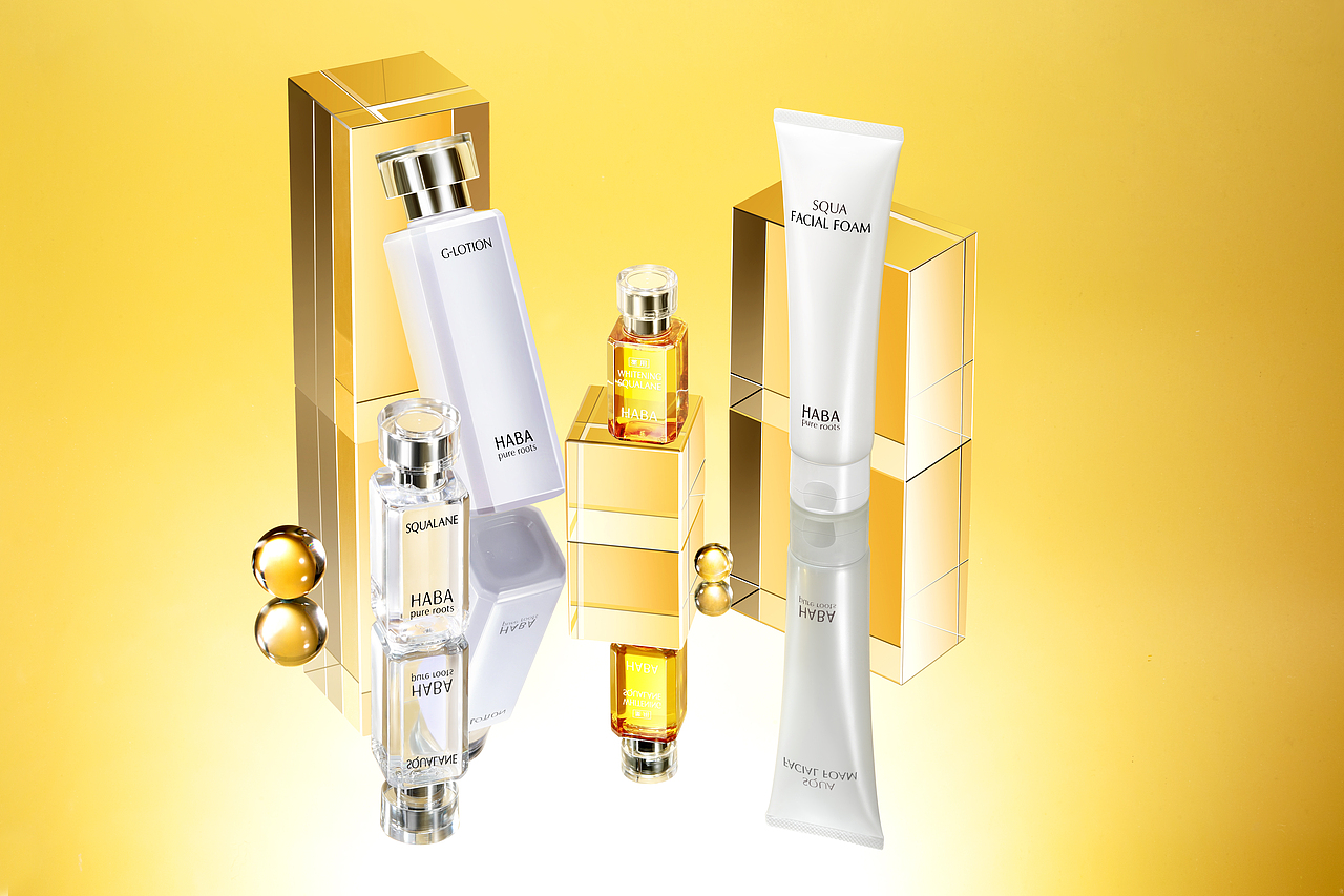 HABA美容油-金色-场景图_宛灵-站酷ZCOOL