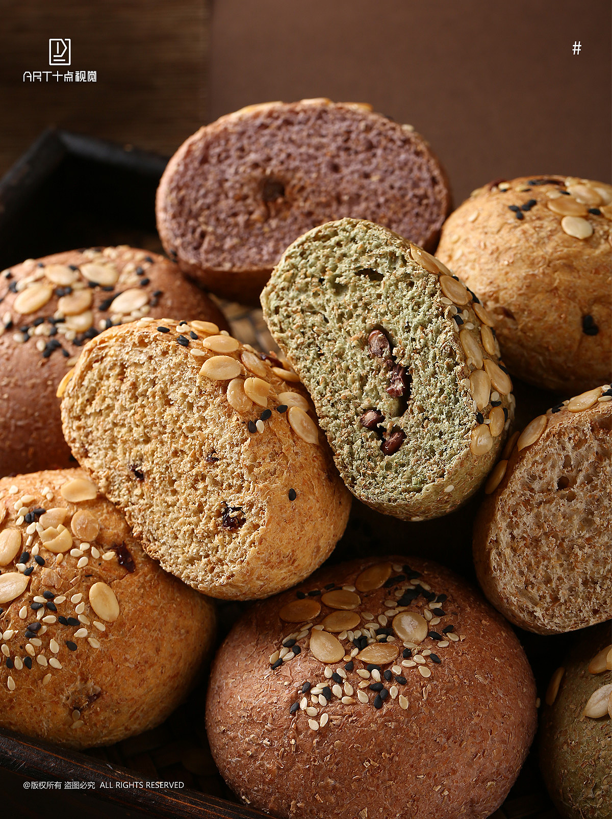 食品拍摄 | 面包拍摄 | 欧包拍摄 | 烘焙食品电商详情_ART十点视觉-站酷ZCOOL