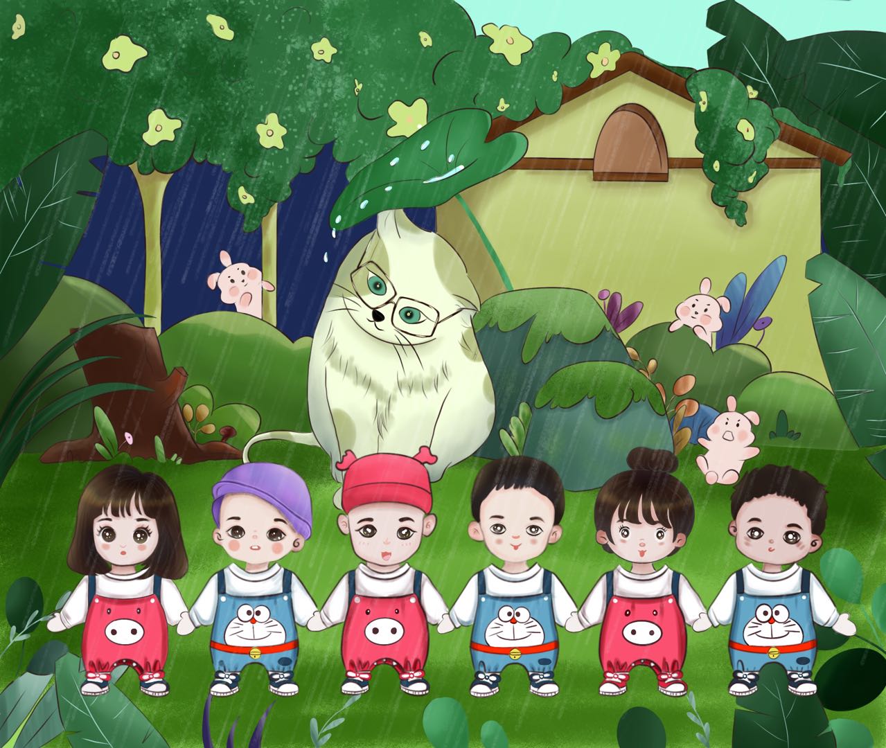 六一踏青季_兮小小不小-站酷ZCOOL